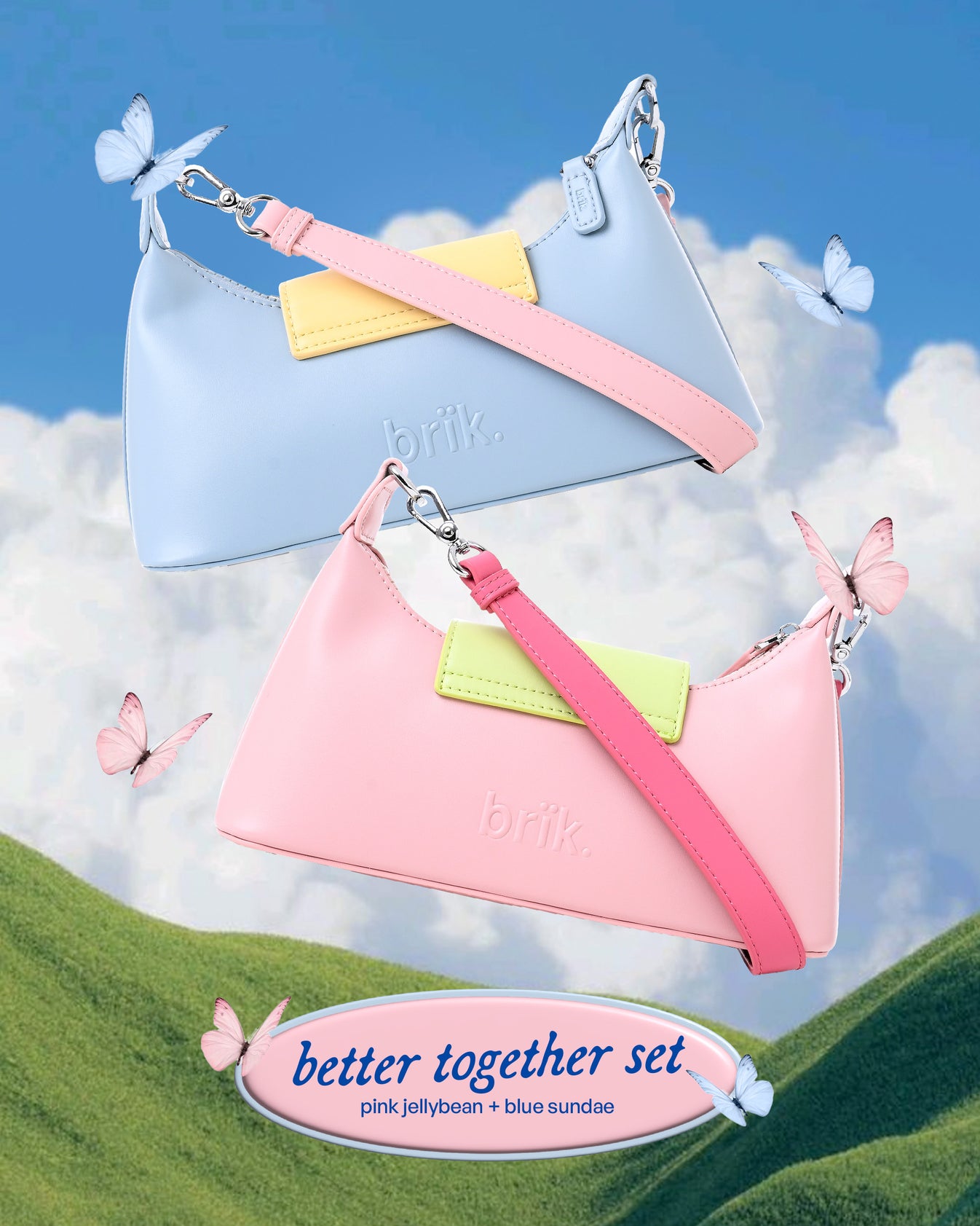 Better Together set in Pink & Blue – brïk.